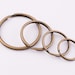 Metal Round Key O Rings,bronze Double Split Key Rings,20mm 25mm 30mm ...