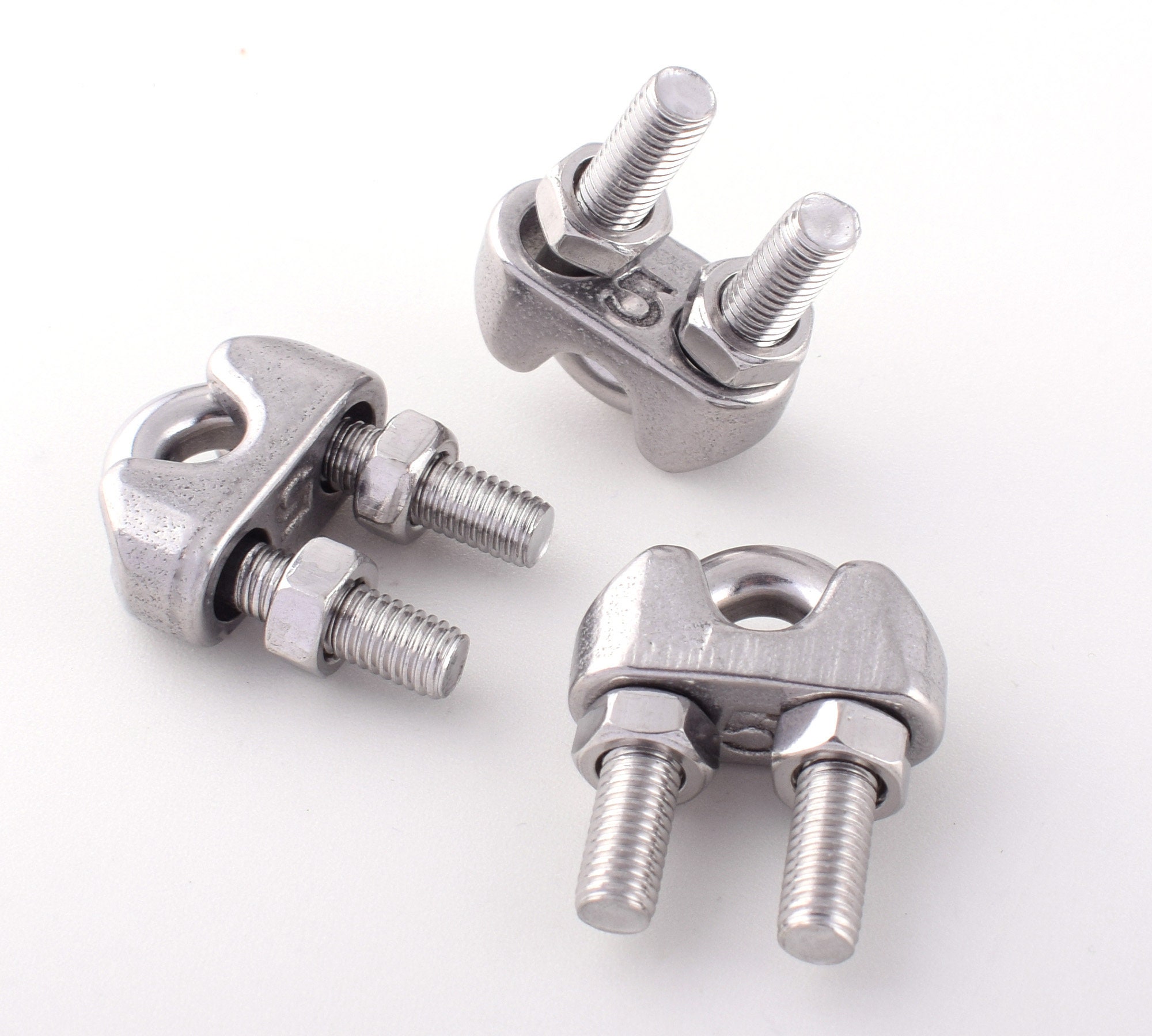 Galvanized Cable Clamp Pack 3/4" Wire Rope Cable Clamps – Drop Forged U ...