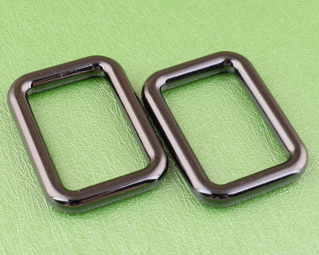 Black Rectangle Rings,1inch(25mm) Square Rings Metal Buckles,square ...