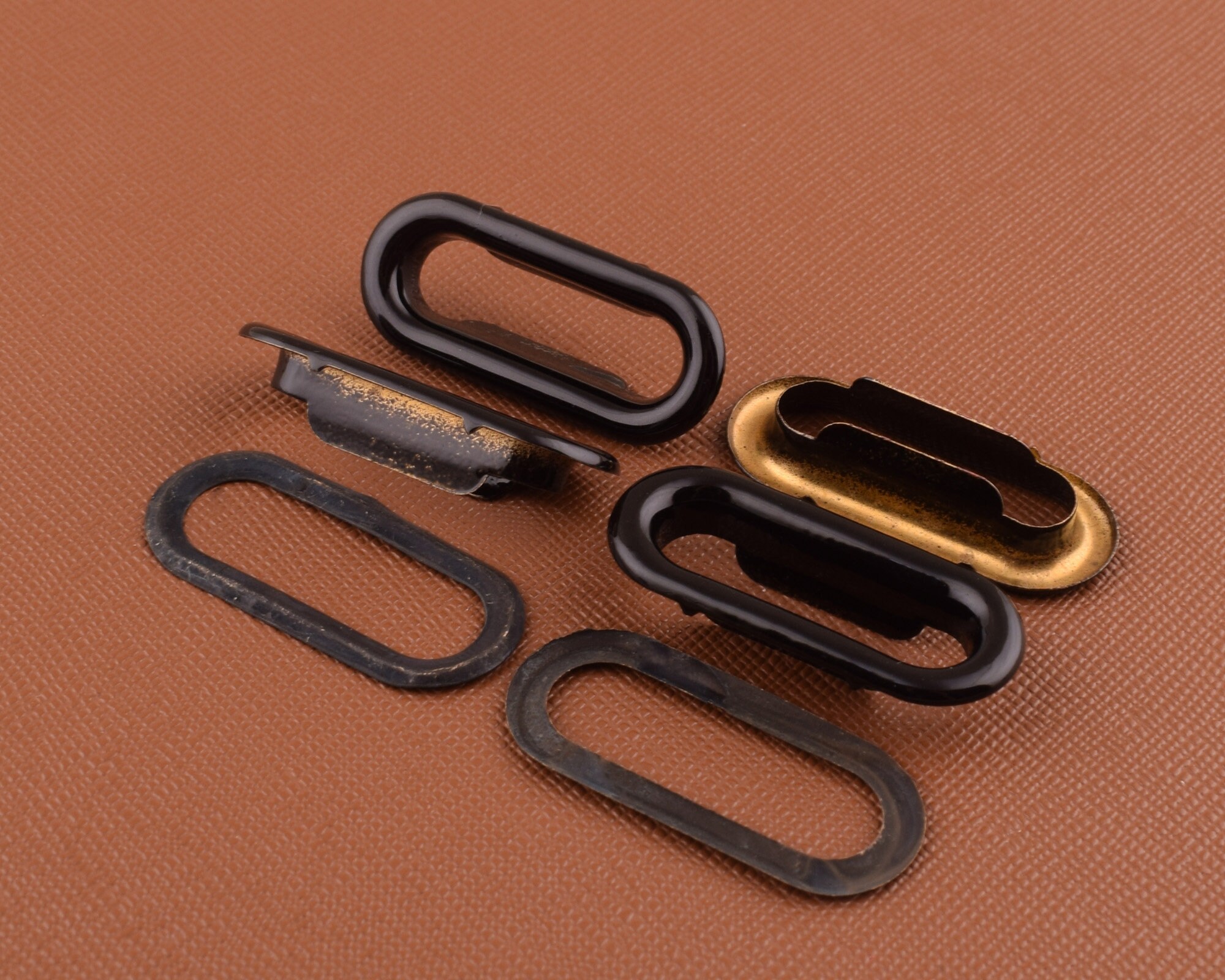 50 sets Oval Black Eyelets with washer 256 mminner Oval | Etsy