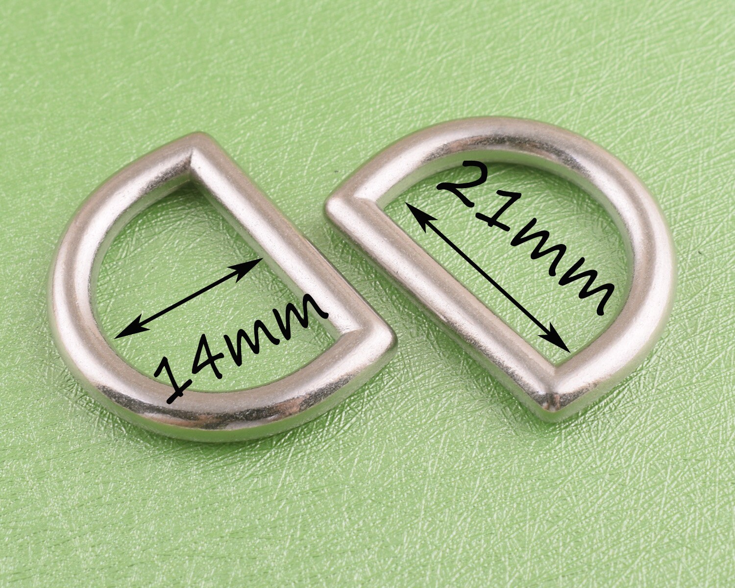Silver D-rings Metal D Circle D Ring D Loop is Used to Make - Etsy UK