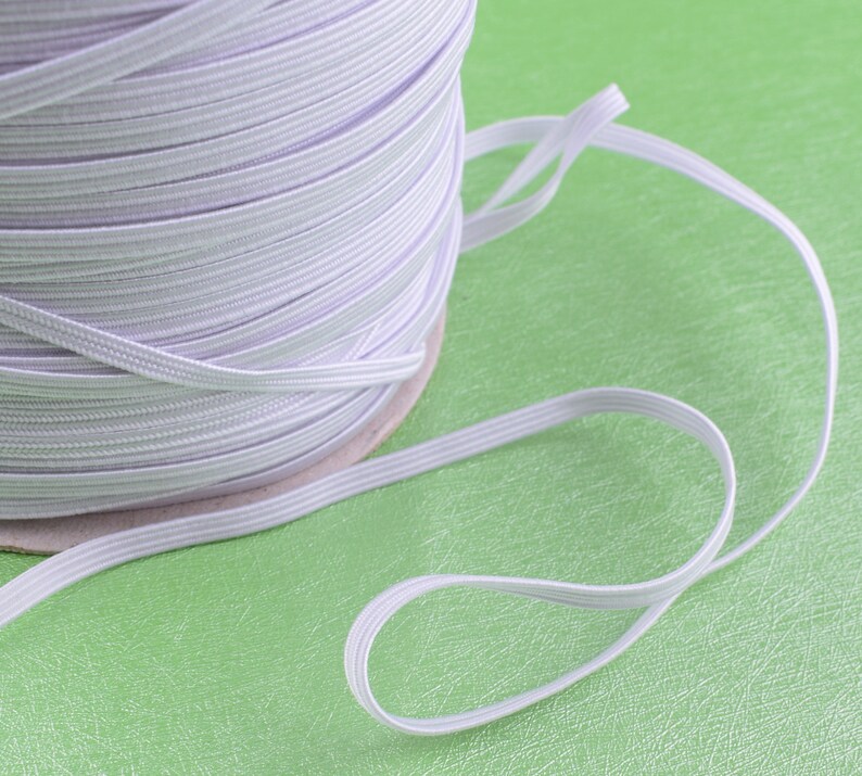 White Elastic Bands50 Yards 3mm Flat Trim Elastic Draw Rope - Etsy
