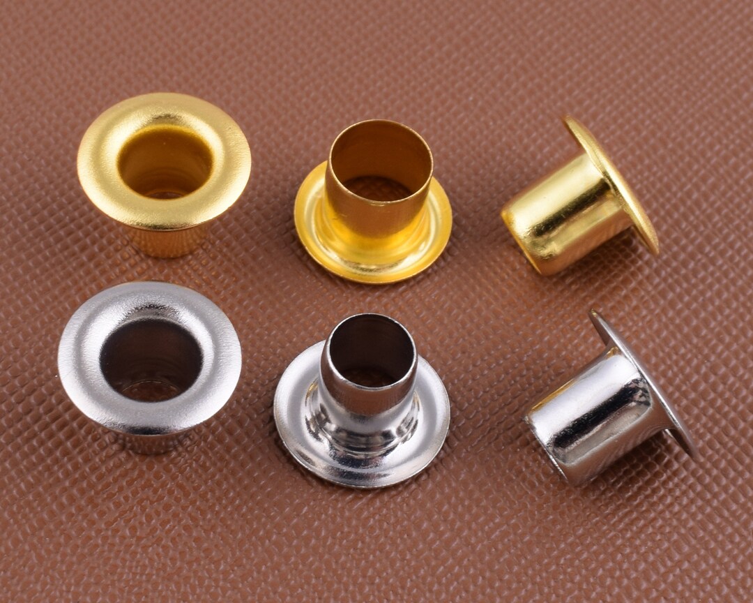 Small Grommets Eyelets,5*12mm Gold /silver Eyelets With Washer,metal ...