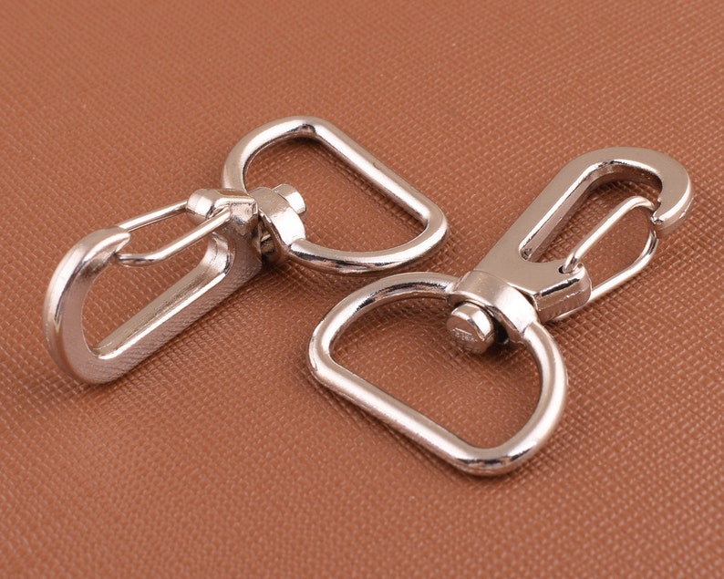 Swivel Clasps Silver Key Ring Metal Key Chain Swivel Snap Hook - Etsy