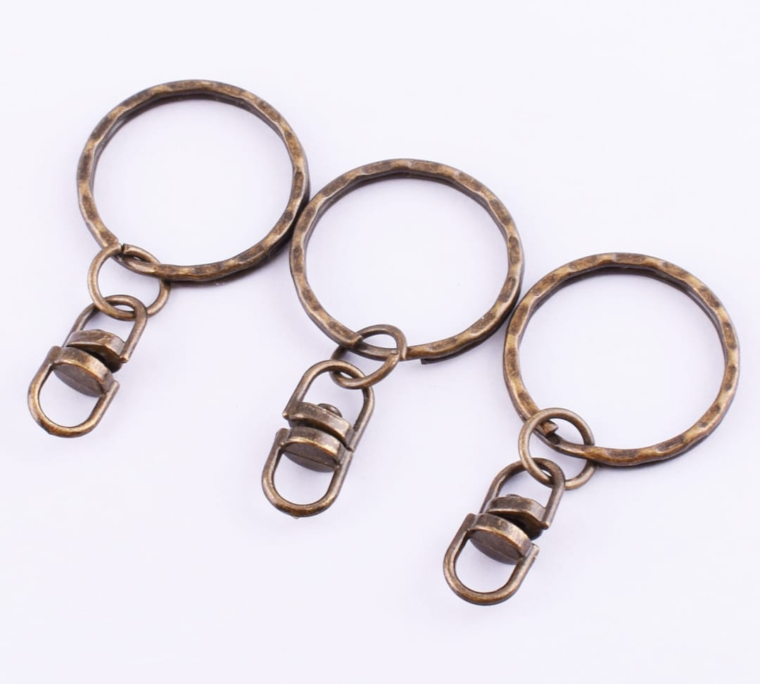 25mm Split Ring With Swivel Connector Double Loop,1'' Round Double Jump ...