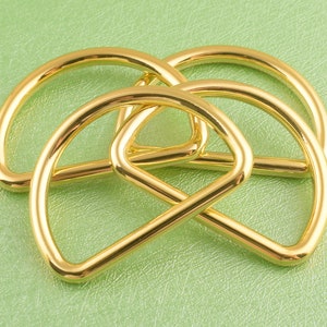 D Rings Metal D Loop Gold D Circle for Handbag or Belt Making Hardware ...