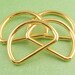 D Rings Metal D Loop Gold D Circle for Handbag or Belt Making Hardware ...