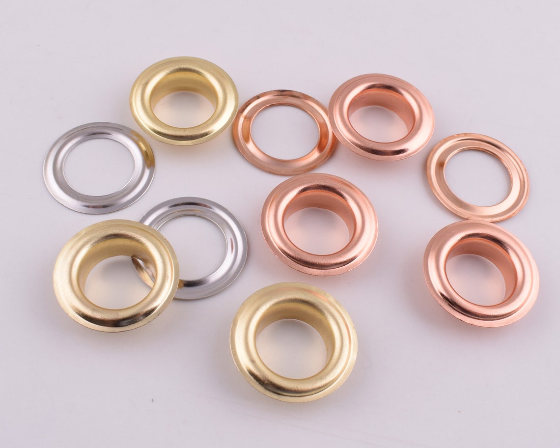 Large Hole Eyelets,12*20mm Silver/gold/rose Gold/yellow/bronze Round ...