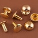 50 Sets Gold Metal Rivets,10mm Rapid Rivets,decorative Rivets for ...
