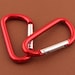 Red Key Rings Keychains Aluminum Carabiner Hook Clasps - Etsy
