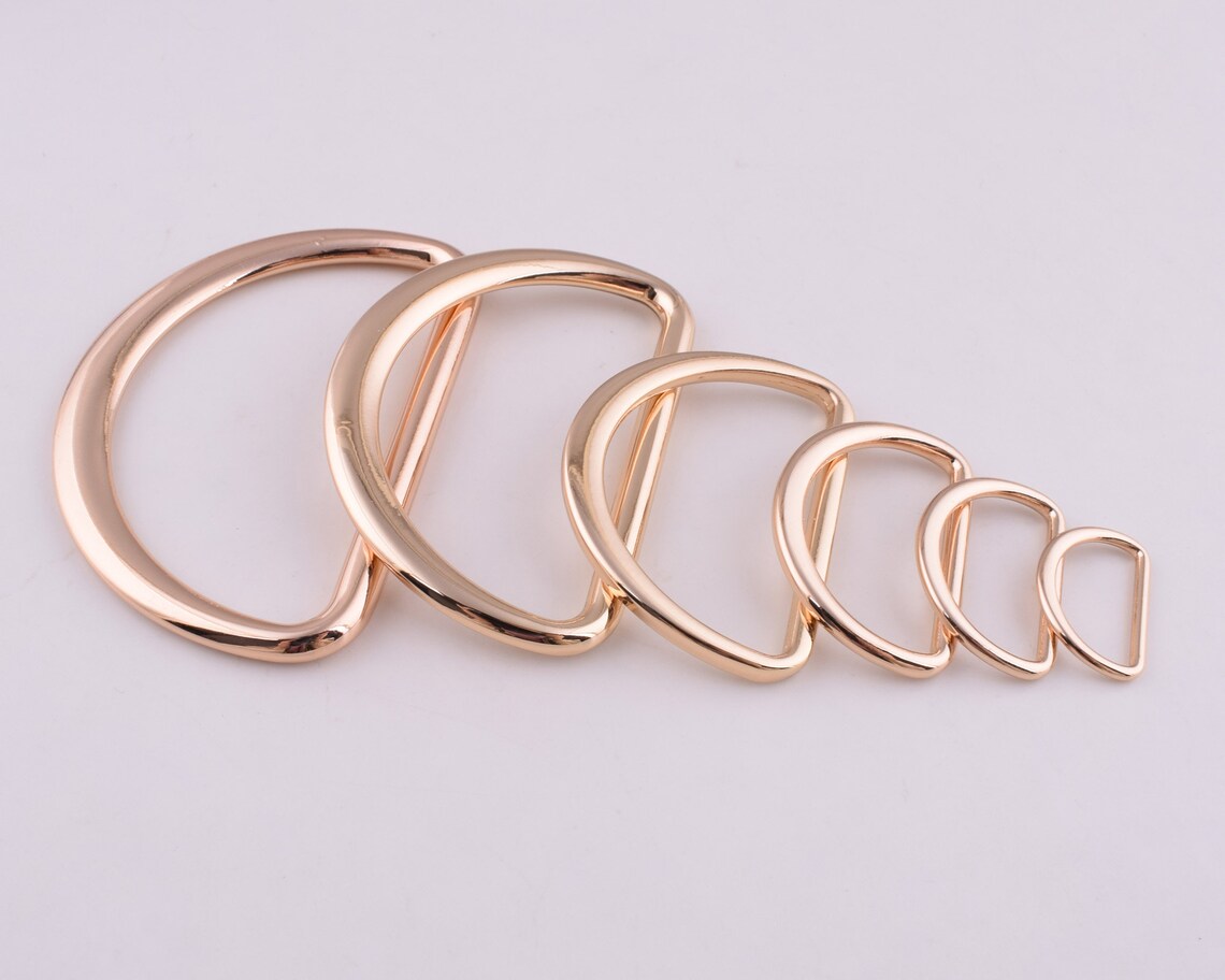 Metal D-rings3/4 12 More Size Light Gold D Rings - Etsy