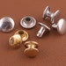 Silver/gold Double Cap Rivets Metal Round Rivet Leather Craft Rivet for ...