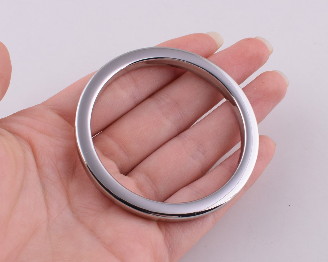 Metal O Rings2'' Large Round Flat Strap O-rings50mm - Etsy