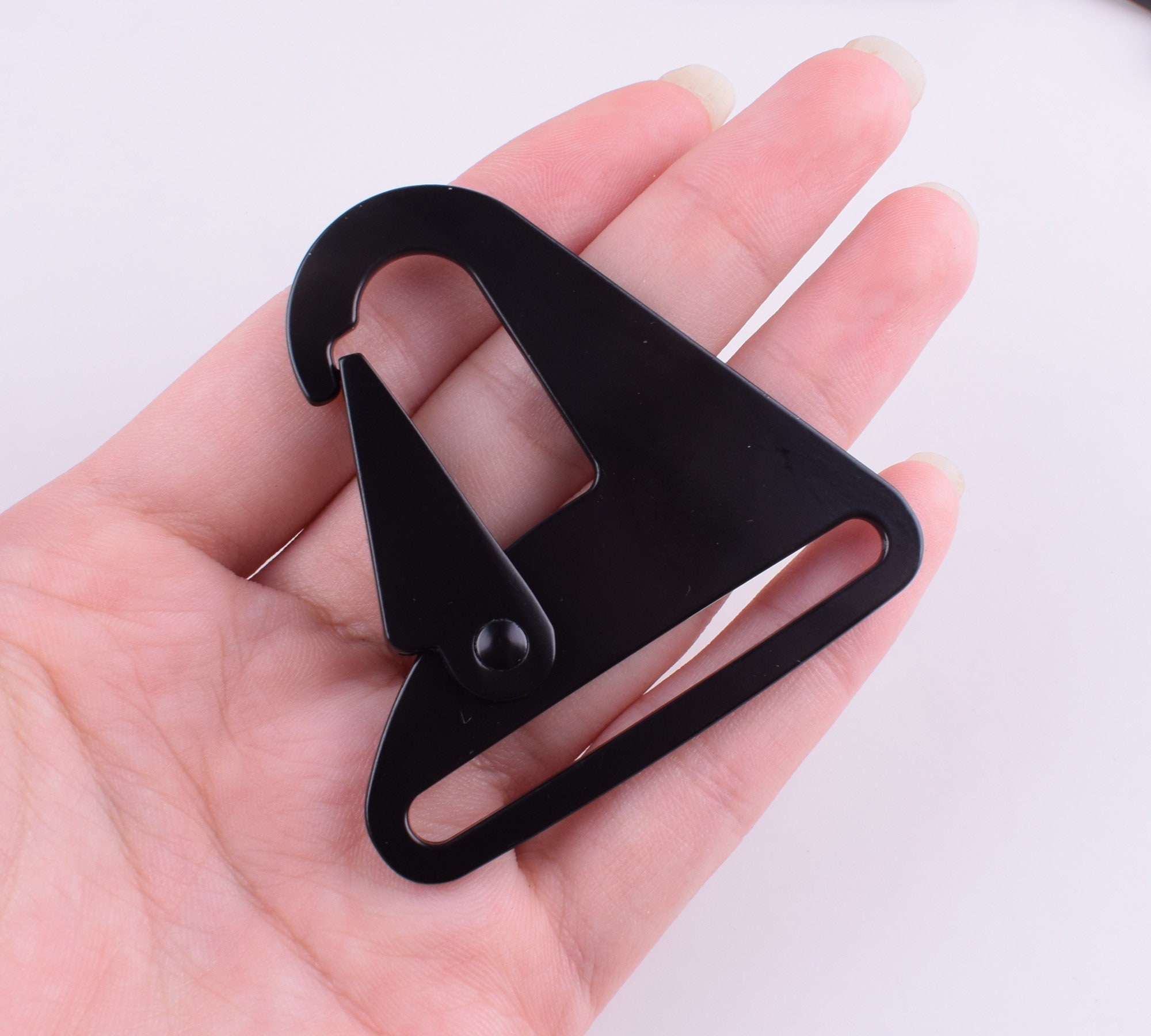 Spring Hook Claspsblack Triangle Webbing Strap Buckles - Etsy