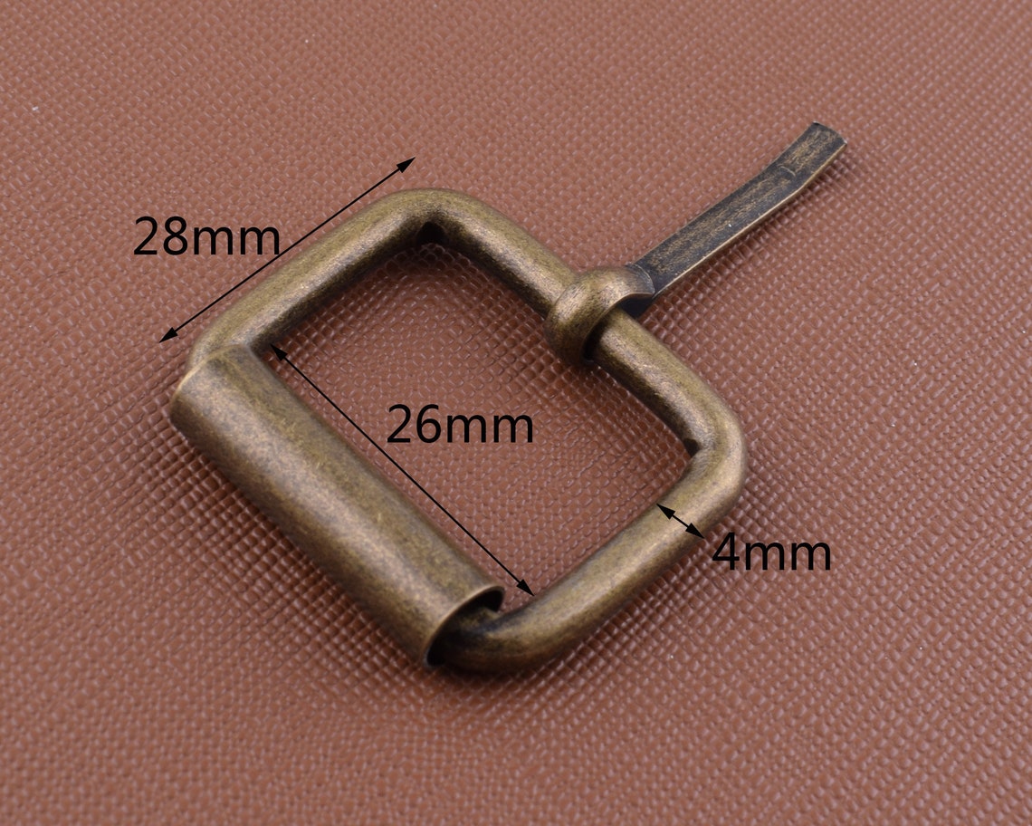 Bronze Belt Buckle1 Inch 26mm Large Rectangular Strap - Etsy
