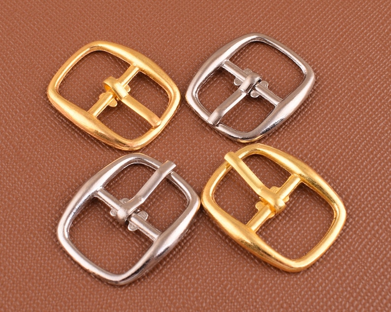 20 Pcs Adjustable Belt Bucklesmetal Buckles Silver/gold Strap - Etsy