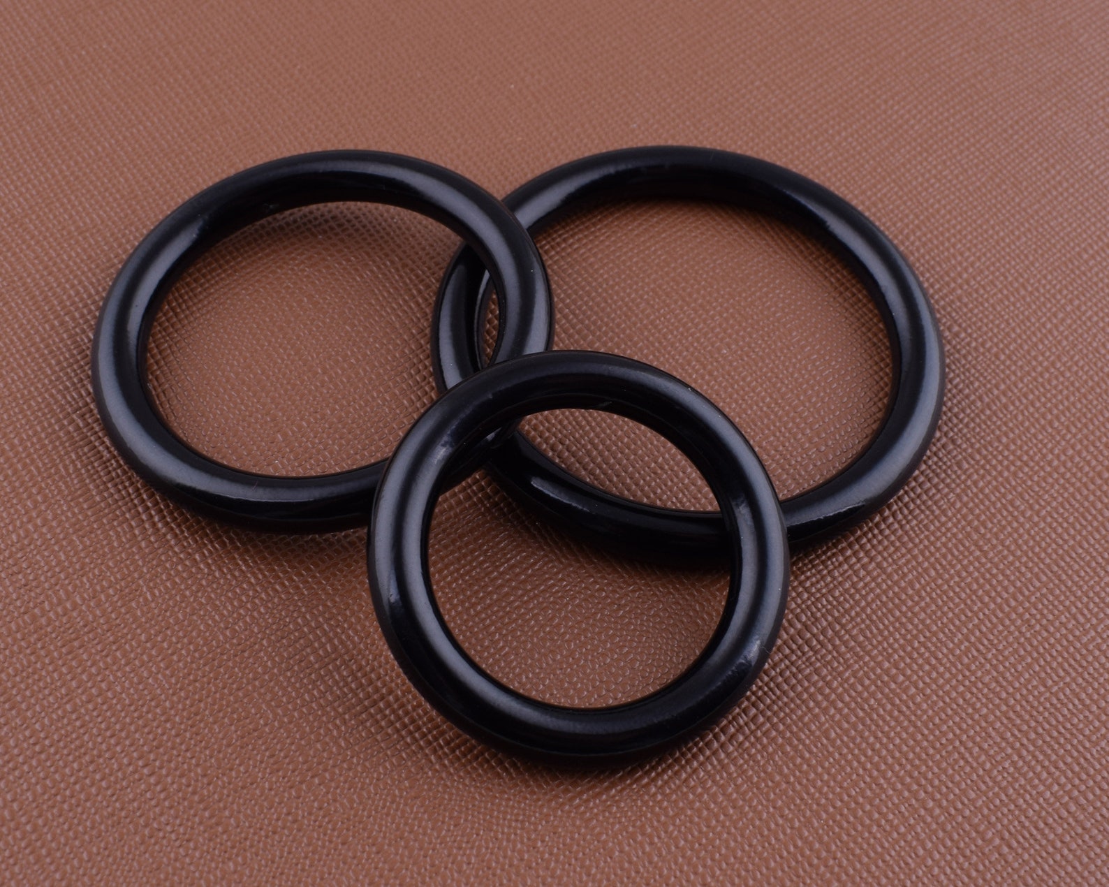 Black O-ringsround Ring Buckles38mm 32mm 25mm Non Welded | Etsy