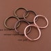 Split Key Rings,30mm Eight Colors Round Keychain Rings Double Split ...