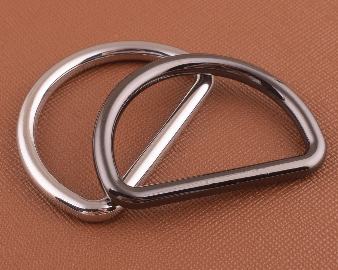 Silver/gun Black D Ring Rounding D Ring D Circle Metal D-rings for Bags ...