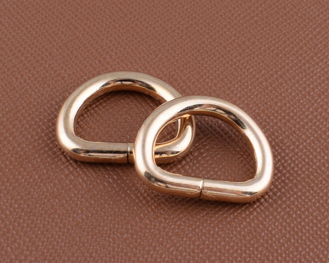 Mini D-rings20 Pcs 14mm Metal D Rings Light Gold Small D Loop - Etsy