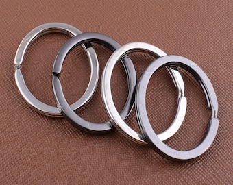 Round Key Ringsdouble Split Key Rings O Rings20mm 25mm 30mm - Etsy