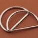 2 Inch D Rings Metal D-rings Large D Ring Silver D Loop D Circles for ...
