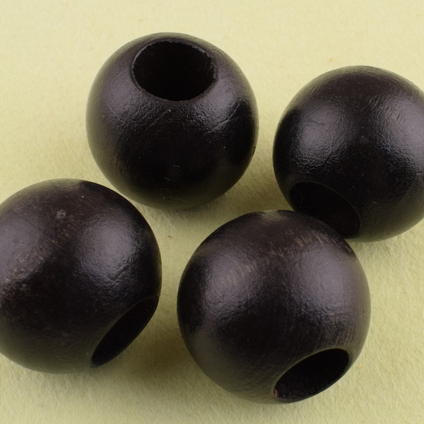 Large Wood Beads - Etsy