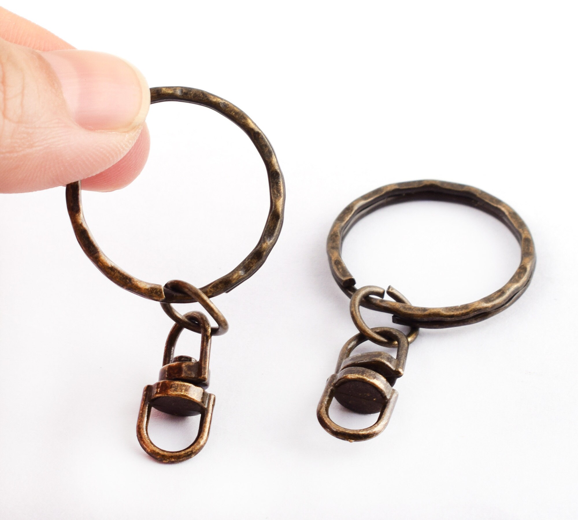 25mm Split Ring With Swivel Connector Double Loop1'' | Etsy