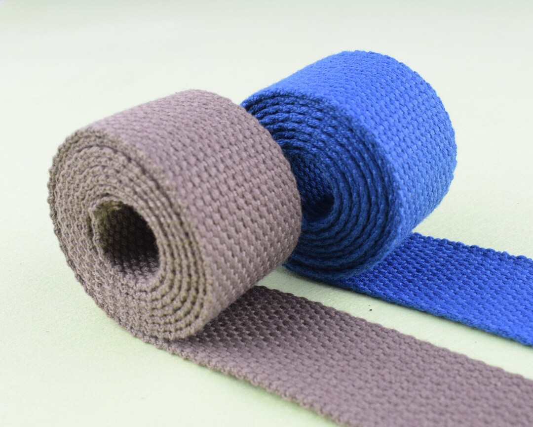 Blue/gray Strap Webbing Cotton Webbing Bag Strap,webbing for Handle Bag ...
