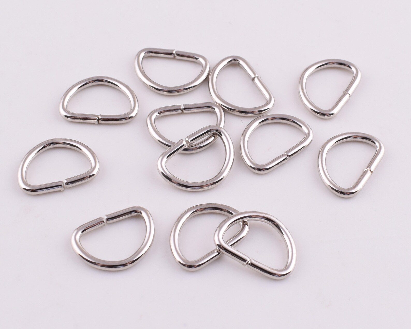 Silver D-rings10mm Mini D Ringsmetal Iron Small D Loop D - Etsy