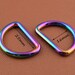 Rainbow D Rings 1 Inch Metal D-rings D Loop D - Etsy