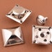 Rivet,20 Sets Silver Square Rivet Double Cap Rivets Metal Rivet Studs ...