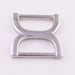 Double D Ring Buckle,metal Slide D Shape Strap Buckle Clasp,20mm Silver ...