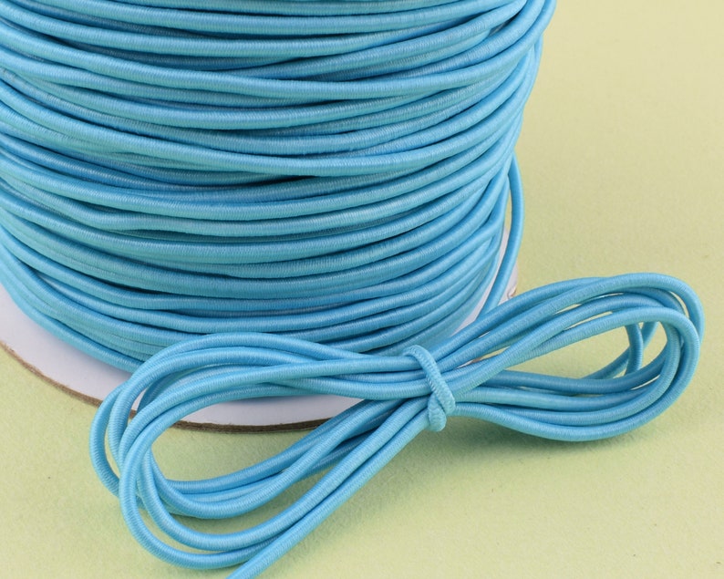 2.5mm Blue Elastic Cord10 Yards Round Elastic Draw Cord - Etsy
