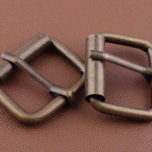 Bronze Belt Buckle,1 Inch (26mm) Large Rectangular Strap Buckle With ...