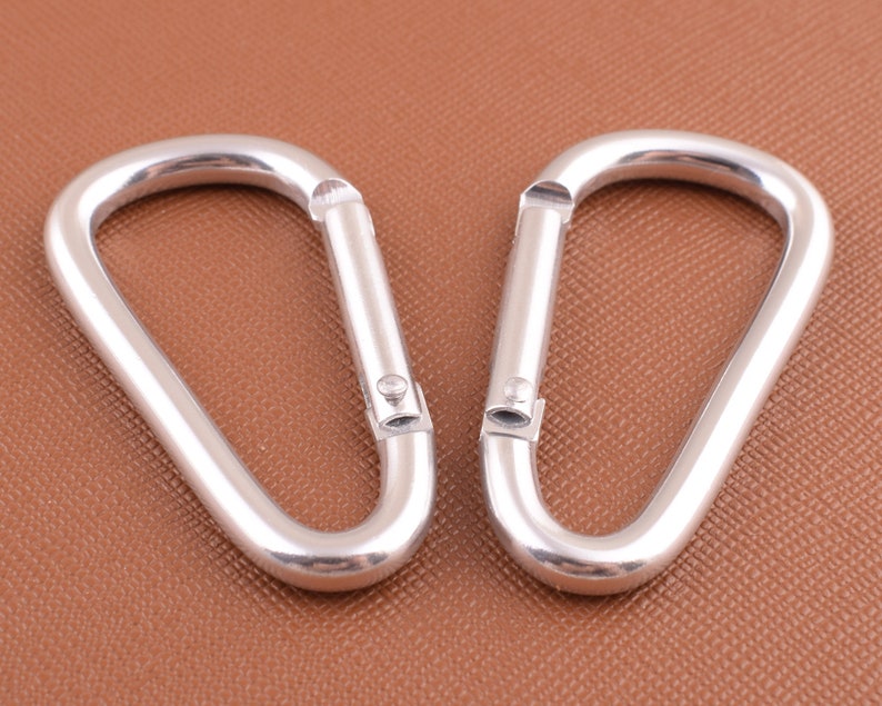 White Key Ring Key Chain Aluminum Carabiner Special Gift for | Etsy