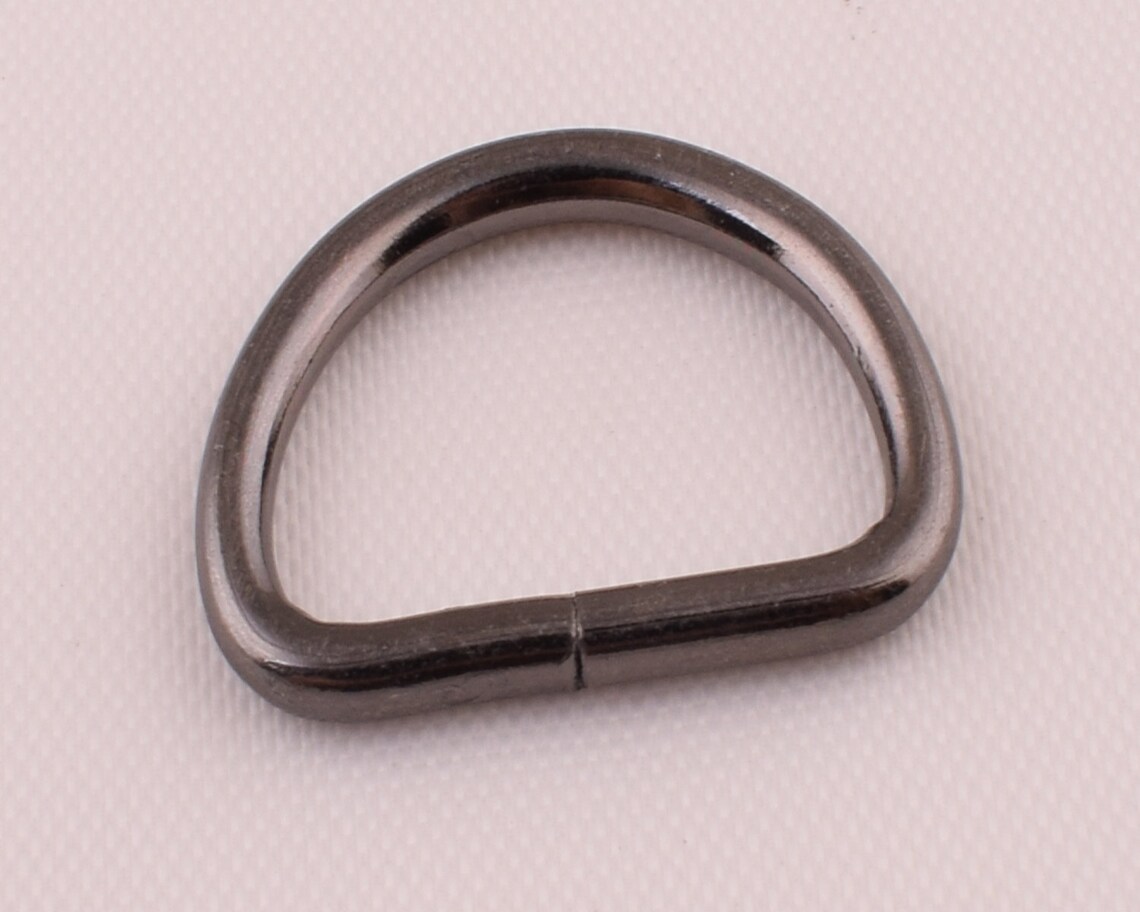 30 Pcs,20mm Metal D Ring Black D-ring Pet Accessories and Bag Making ...