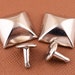Rivet,20 Sets Silver Square Rivet Double Cap Rivets Metal Rivet Studs ...
