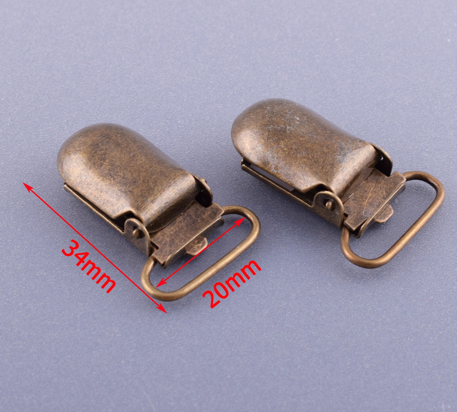 Metal Suspender Clip3/4'' Pacifier Clips Buckle Belt | Etsy