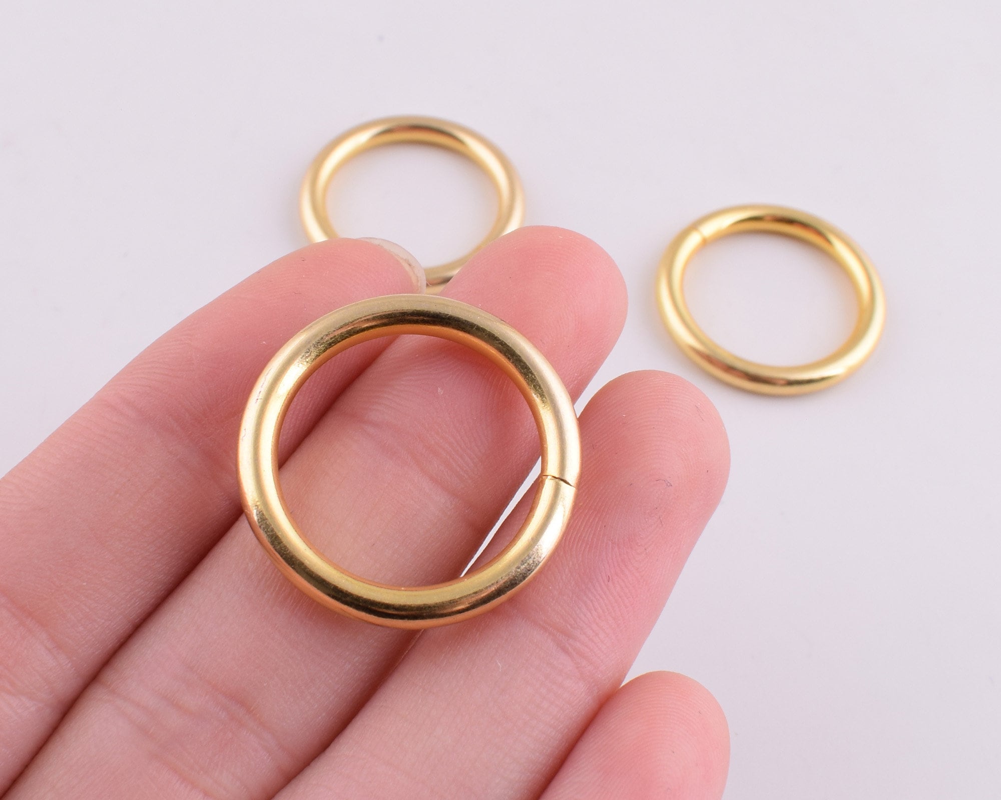 Metal O anillos oro O-rings3/4''19mm anillos de | Etsy