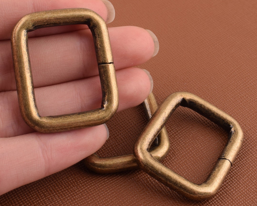 Bronze Rectangle Rings,1''(25mm) Square Ring Strap Buckles,belt Buckles ...