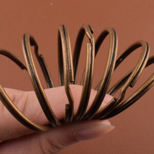 Large Round Key Ring,35mm Bronze Keyrings,iron Key Rings,supplies ...