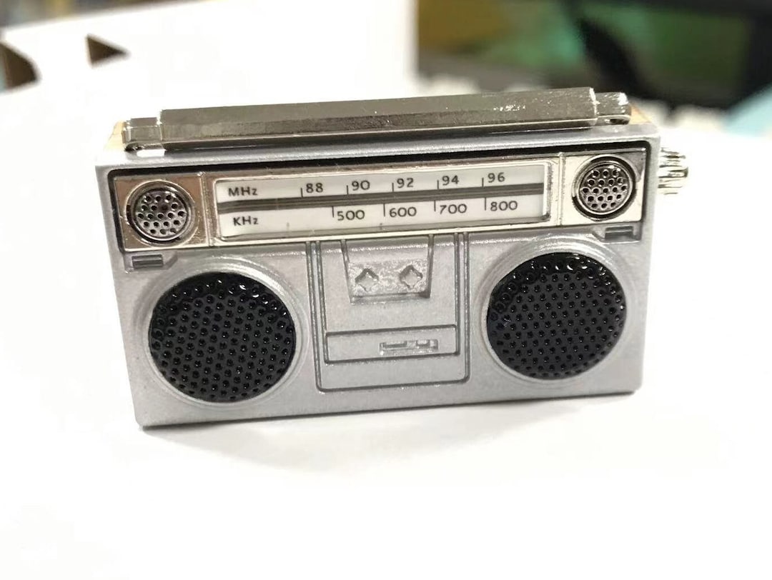 Wooden Retro Radio Model, Dollhouse Miniature Children's Toys, Home ...