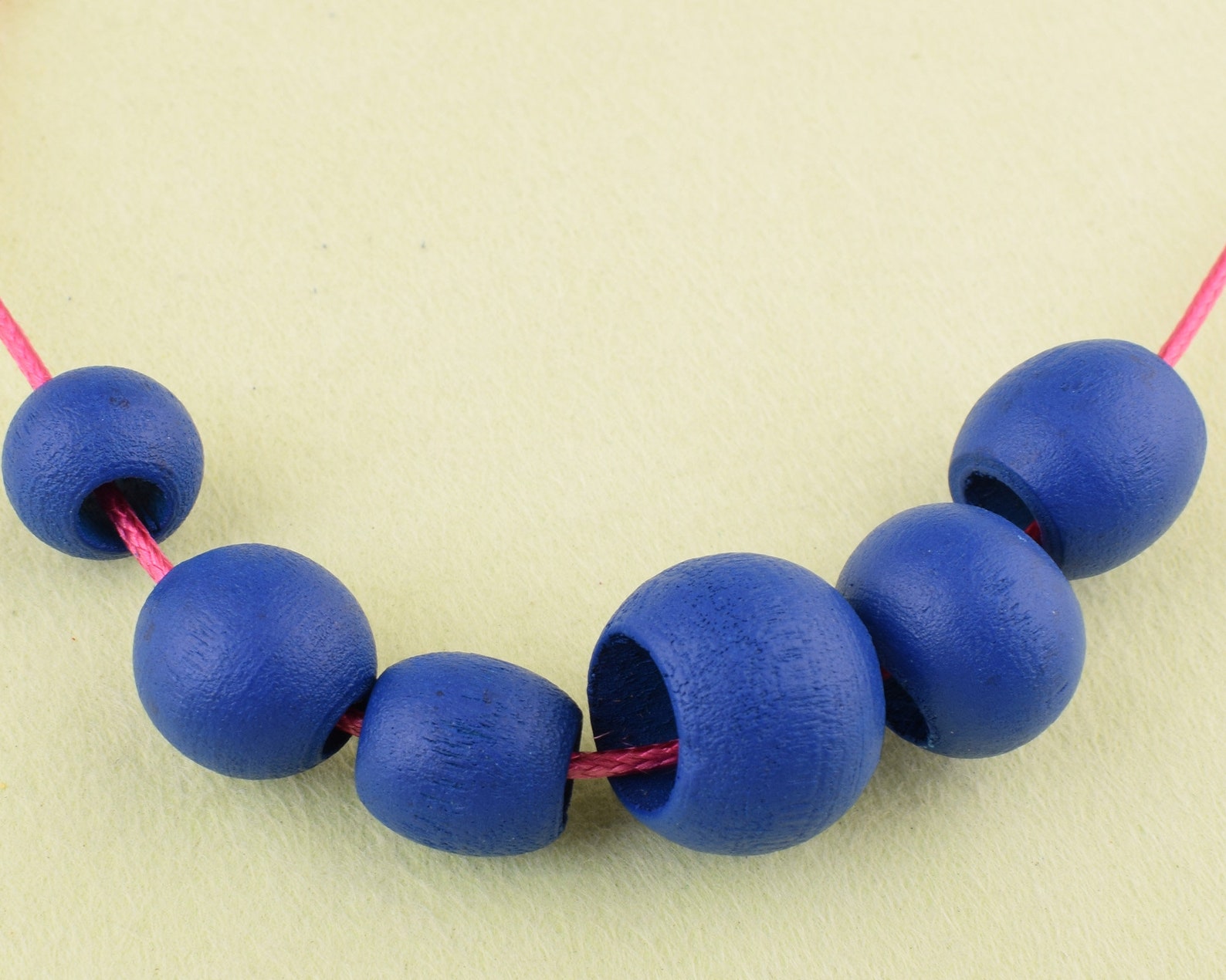 Blue Wooden Beadsmix Shape Blue Natural Wood Beadsdiy Craft - Etsy