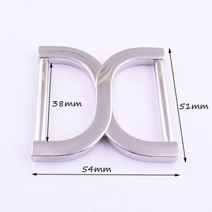 Double D Ring Buckle,1.5''metal Slide D Shape Strap Buckle Clasp,38mm ...