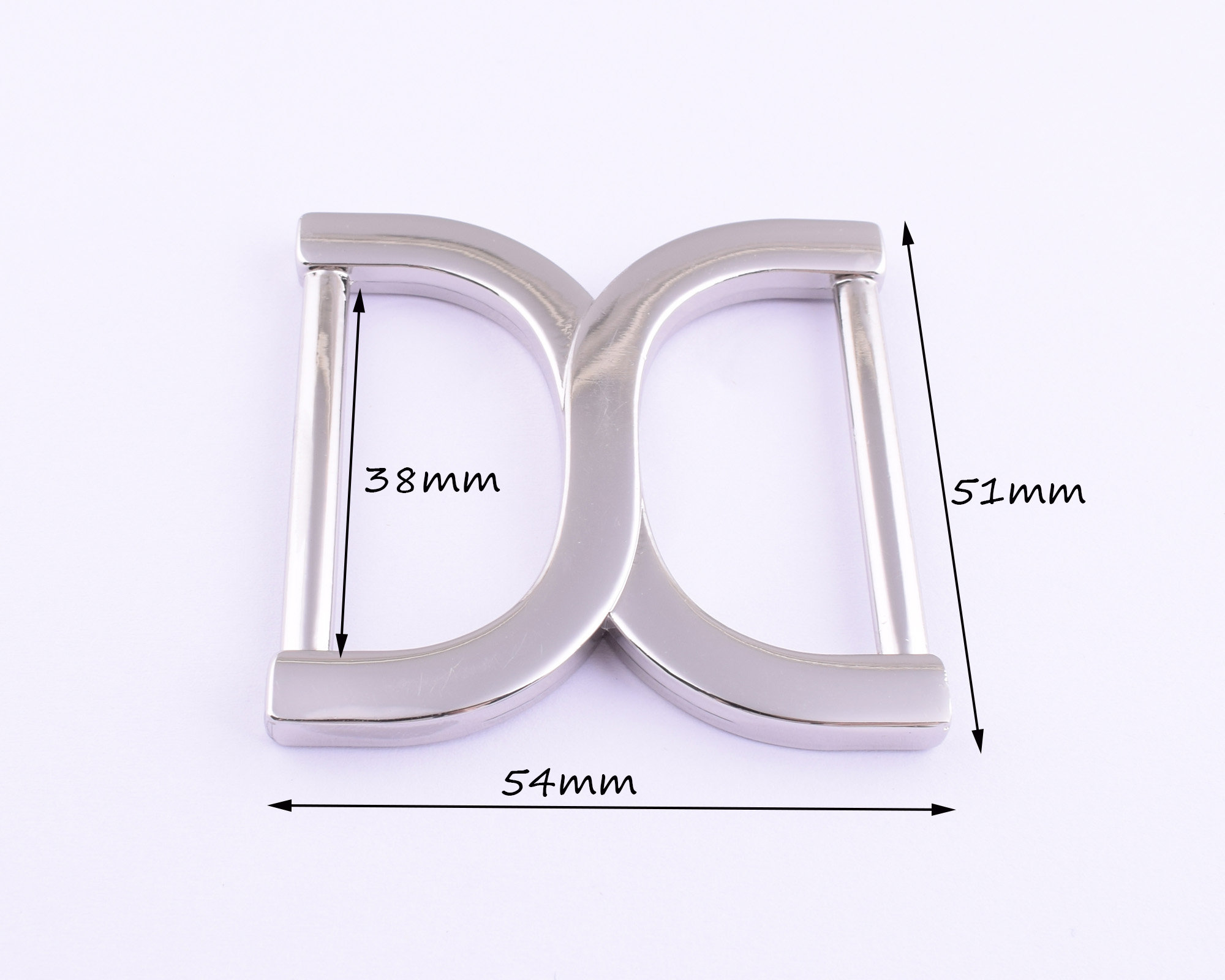 Double D Ring Buckle1.5''metal Slide D Shape Strap - Etsy
