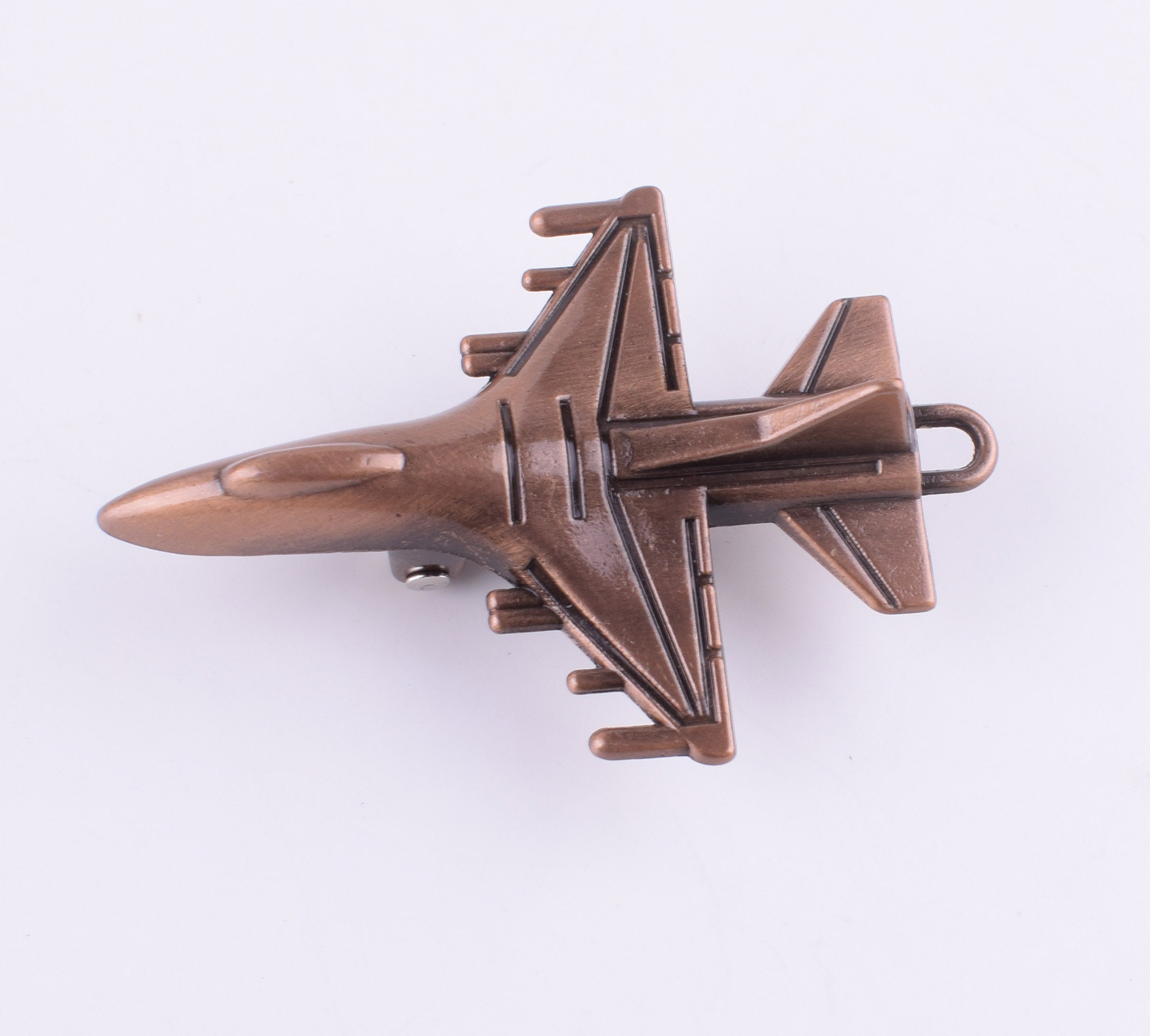 Miniature Fighter Planeantique Copper 3D Airplane Charmworld | Etsy