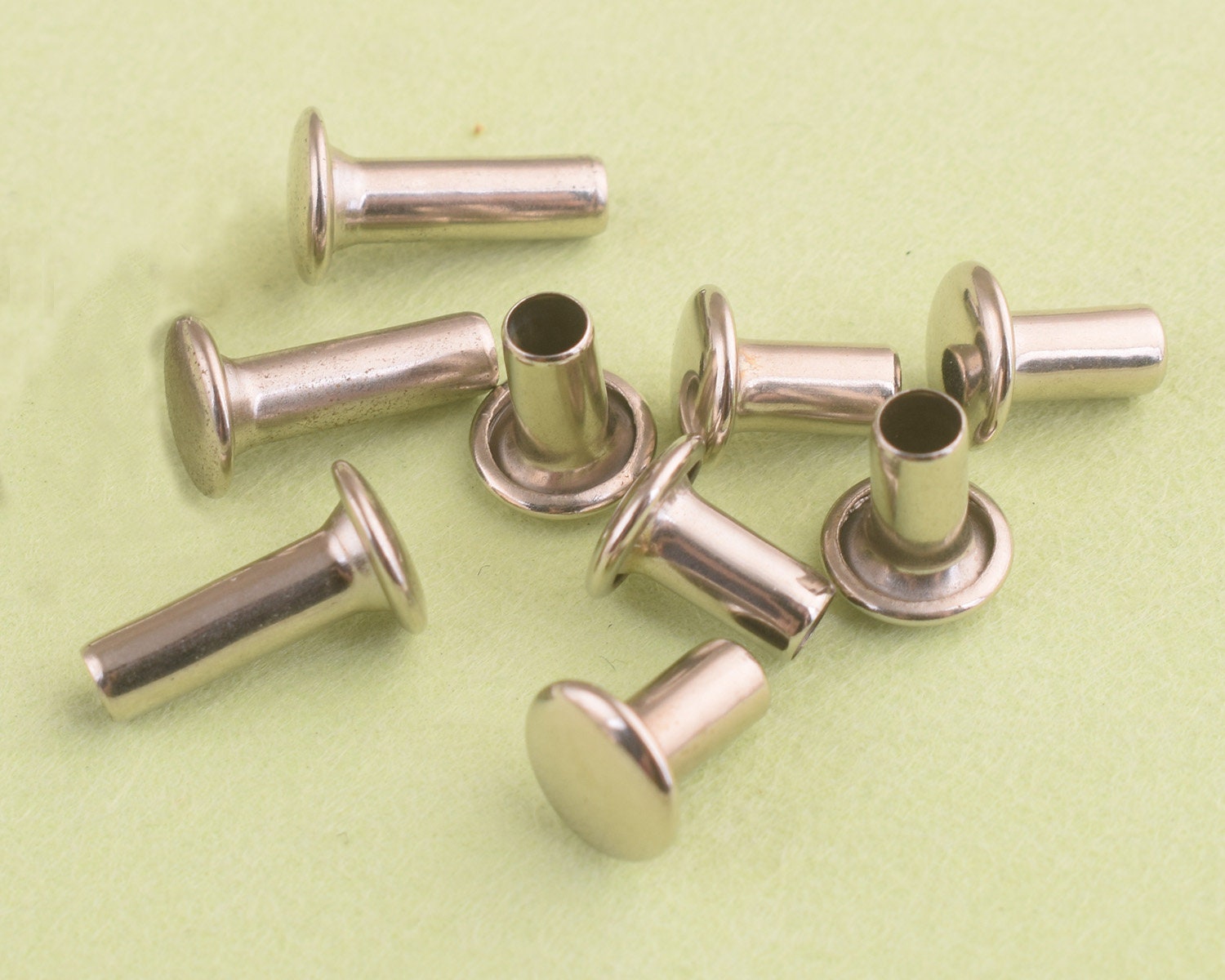 Long Single Rivets Metal Rapid Rivets Button Leatherworking Hardware ...