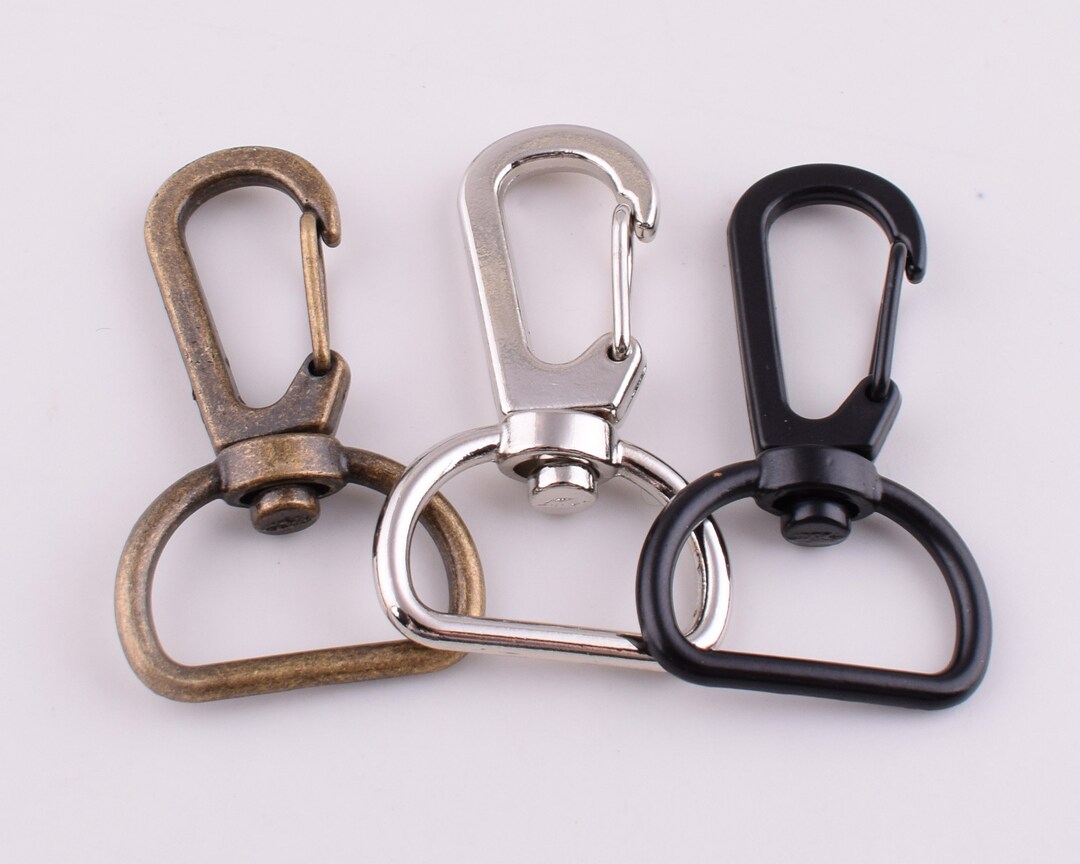 Swivel Hook,3/4''(19mm) Black/silver/bronze Swivel Dog Clasp Push Gate ...