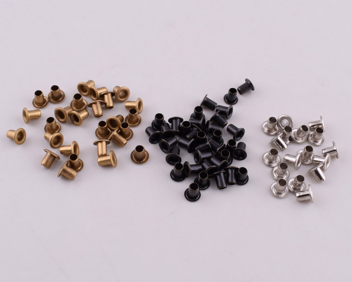 Mini Eyelet Grommet,2mm Hole Tiny Metal Grommets Small Silver/gold ...